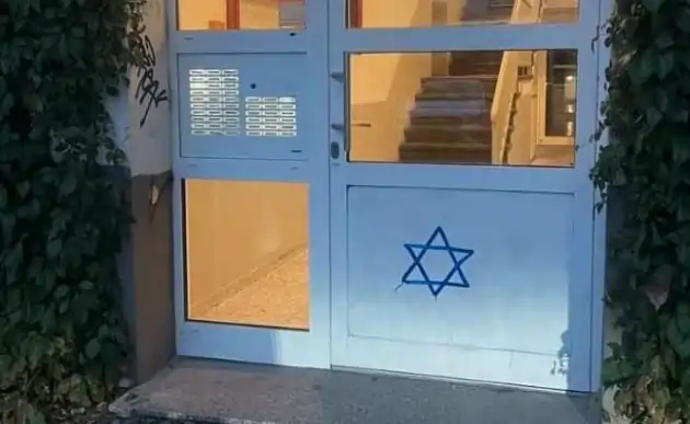 Houses In Berlin Are Marked With Star Of David On The Door